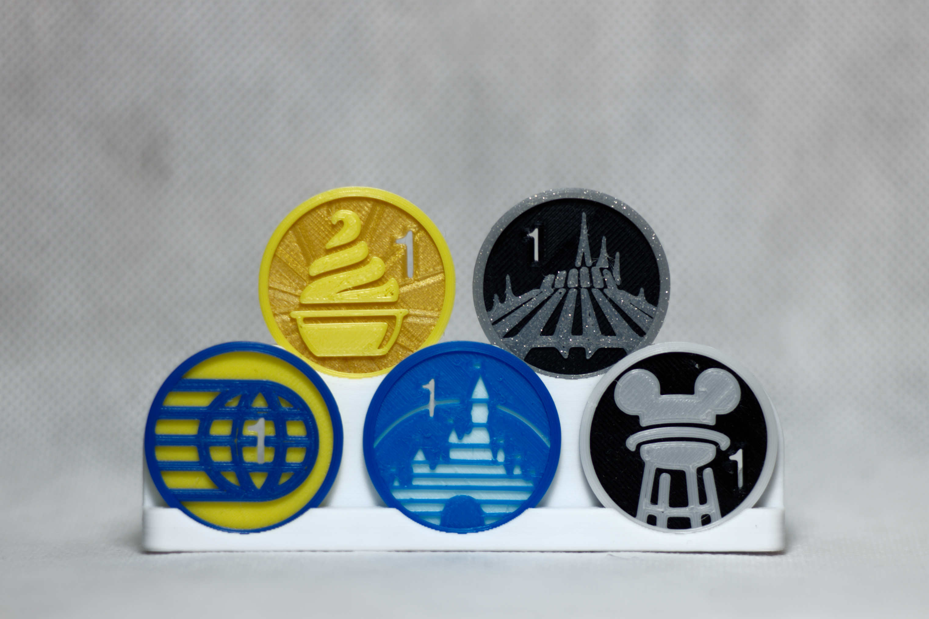 Magic Tokens (Disney) by partiallyfrozen | Download free STL model ...