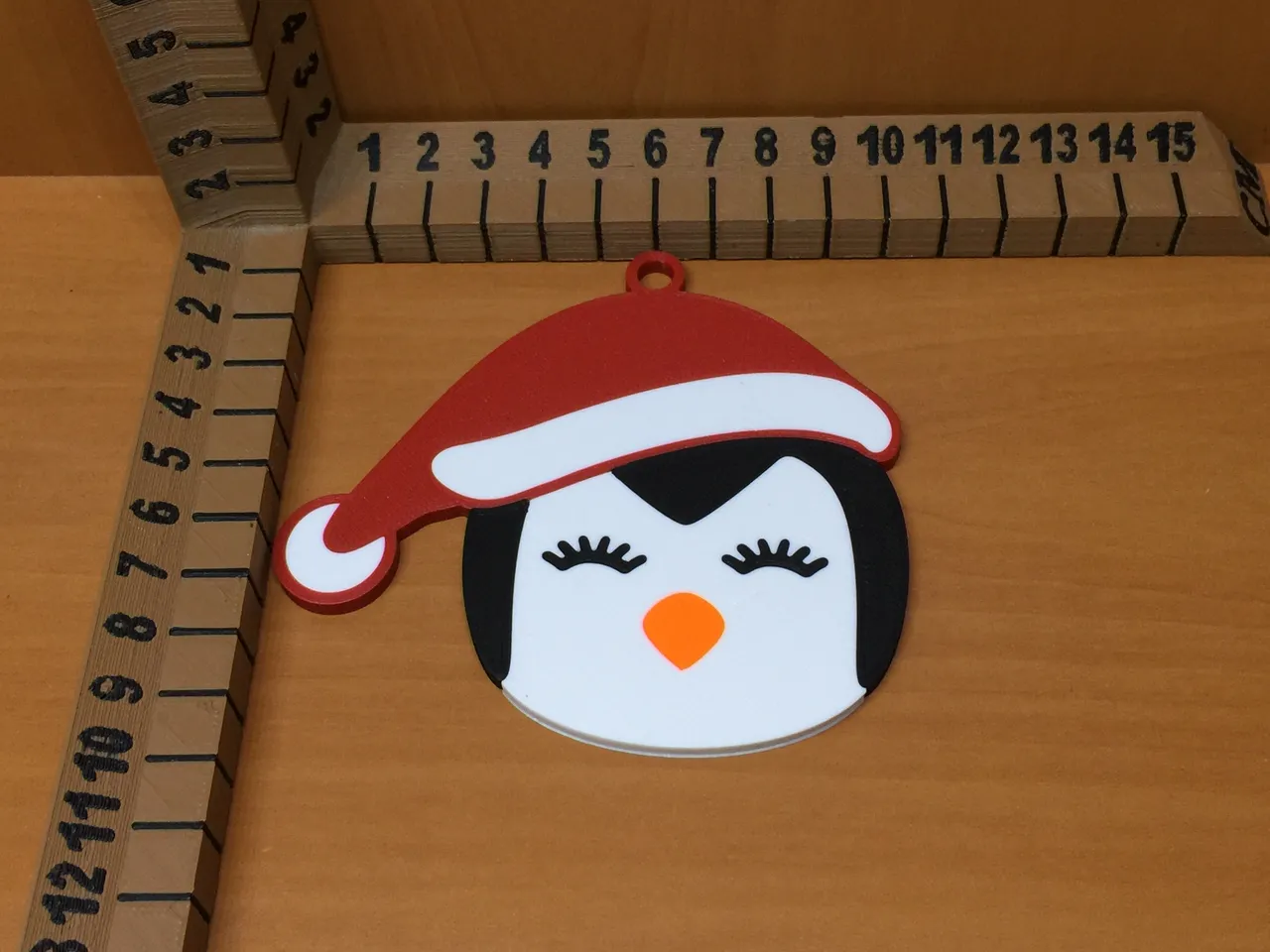 Christmas Penguin Face Ornament by StarLabs3D | Download free STL model ...