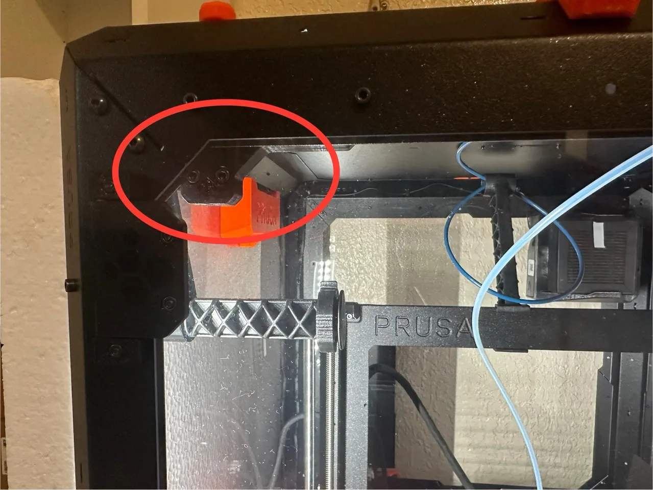 Prusa Enclosure Mirrored (Right Side) Filament Guide by Luke2123 ...