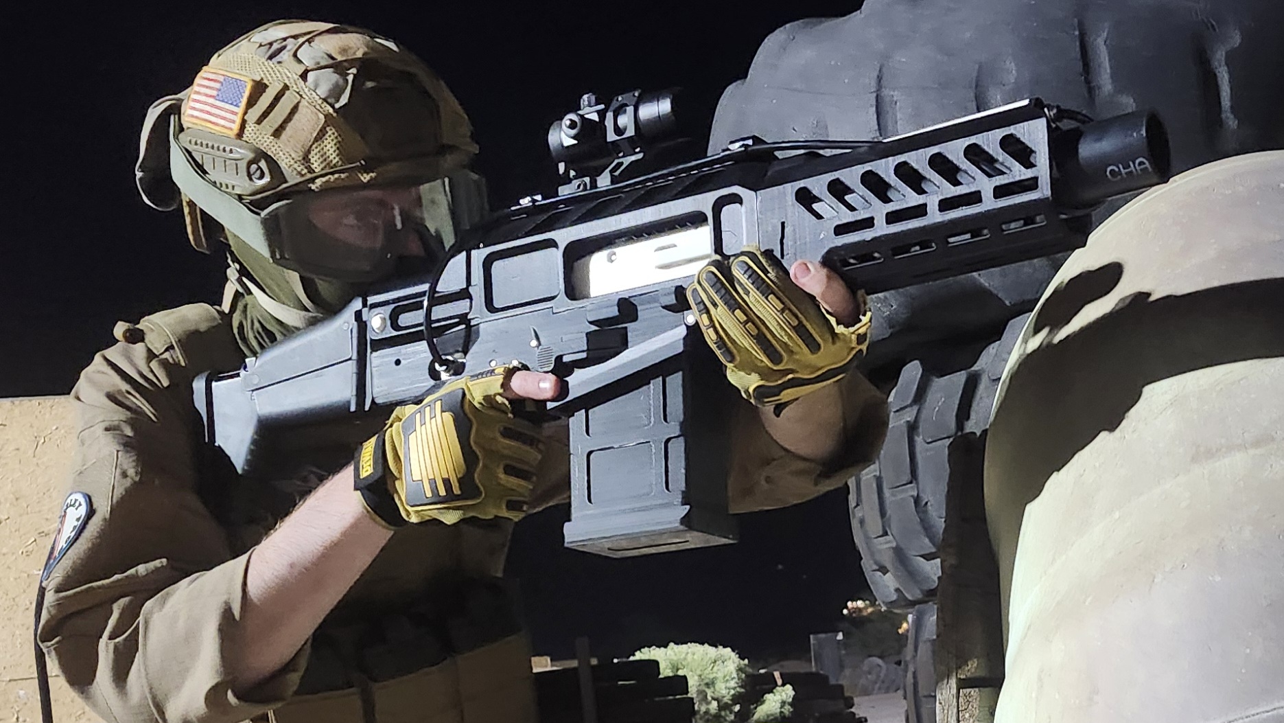 Manticore semiautomatic 40mm airsoft grenade launcher by Shirley ...