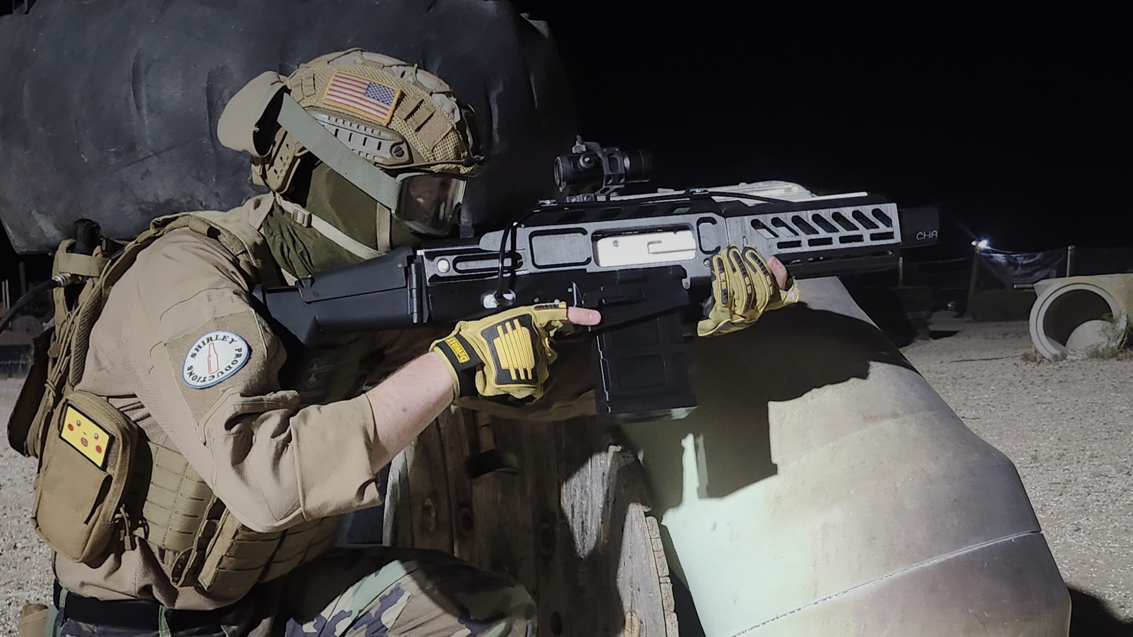 Manticore semiautomatic 40mm airsoft grenade launcher by Shirley ...