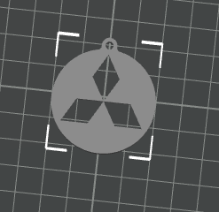 Mistubishi keychain - multicolor from elements by Иван Прокопиев ...