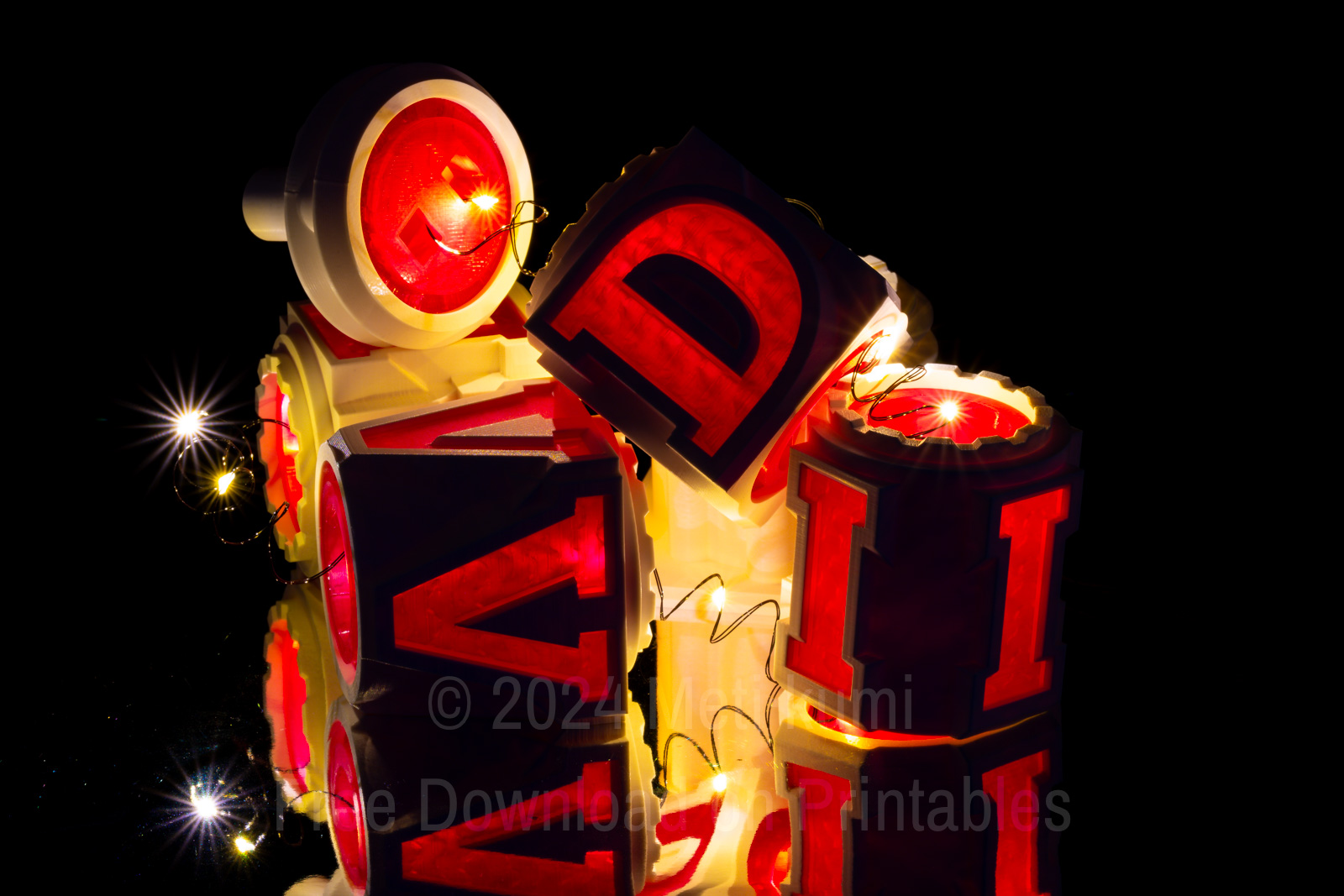 Multicolor Name Tower - With All 26 Letters - For Illumination from ...