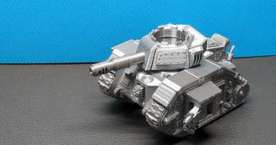 Tank Dice Tower by LayerLux3D | Printables Store