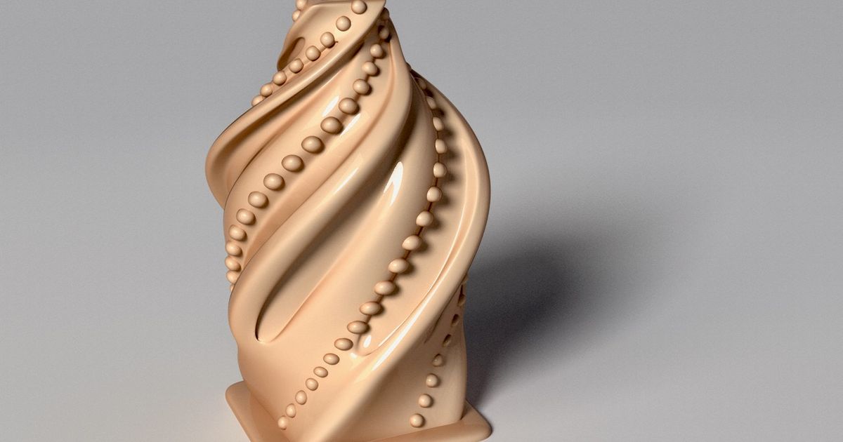 Twisted Vase by SteedMaker | Download free STL model | Printables.com