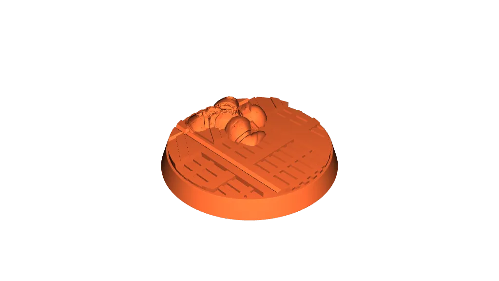 40mm base with dead cadian by DiabIo | Download free STL model ...