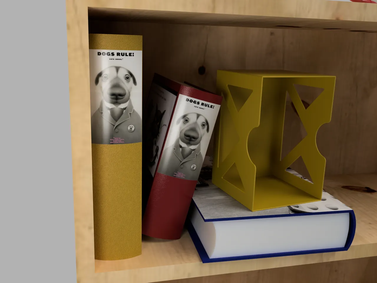 Bookcase for copies of Our Daily Bread by Joe | Download free STL model | Printables.com