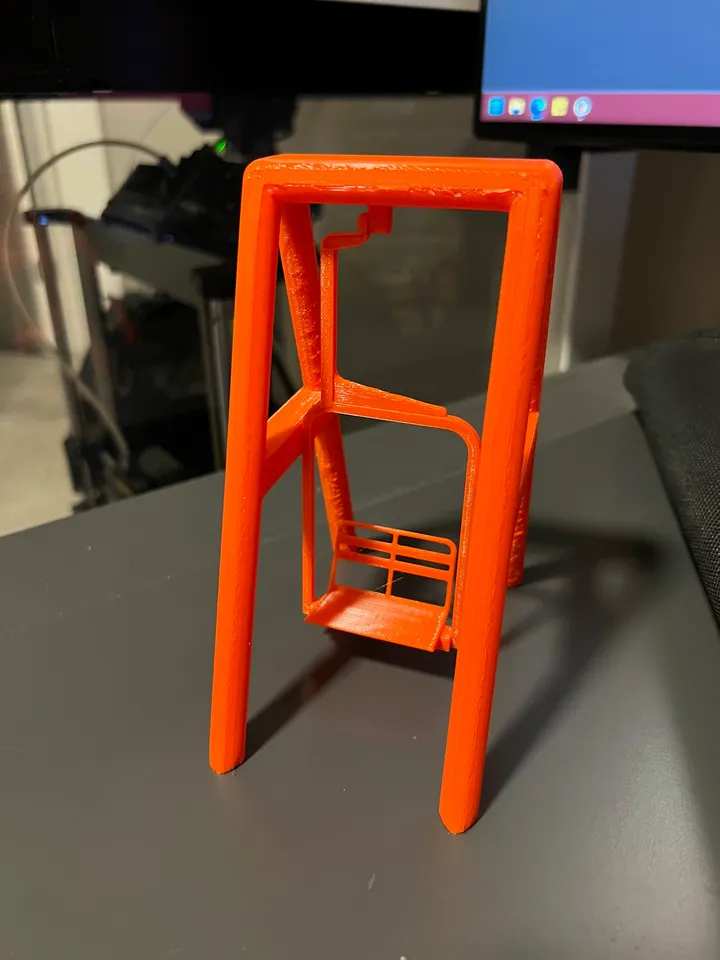 Desk sized ski lift chair by Seth | Download free STL model ...