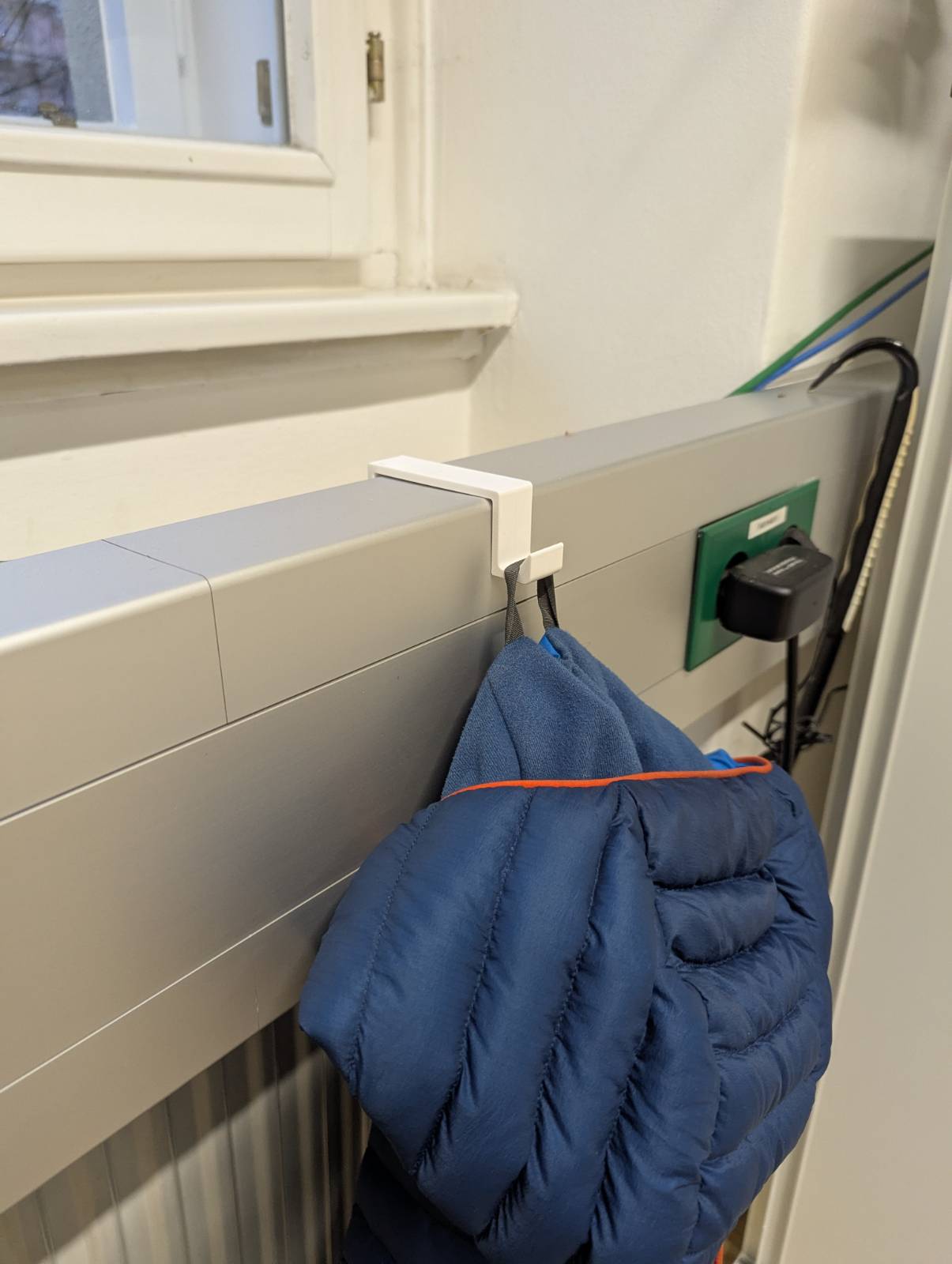 Parapet Duct Coat Hook by reox | Download free STL model | Printables.com