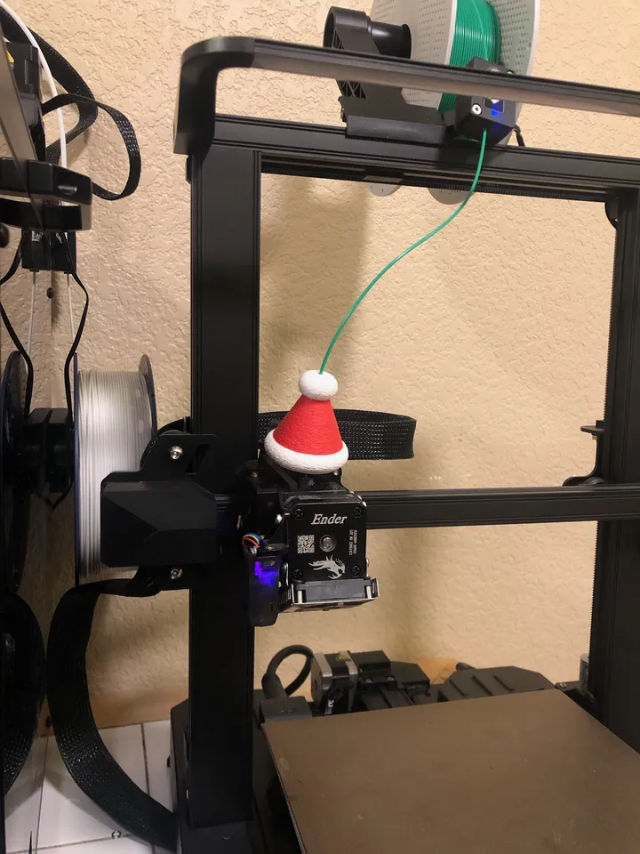 Santa Hat for 3D printers! by 3D Labs | Download free STL model ...