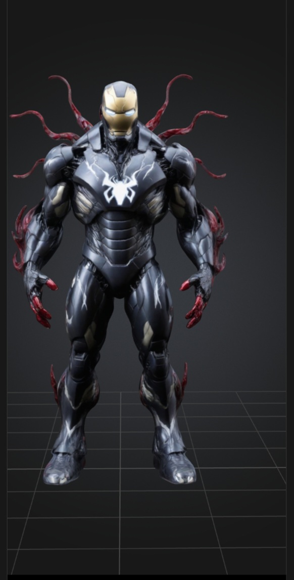 Venomized iron man da Exon | Scarica il modello STL gratuito ...