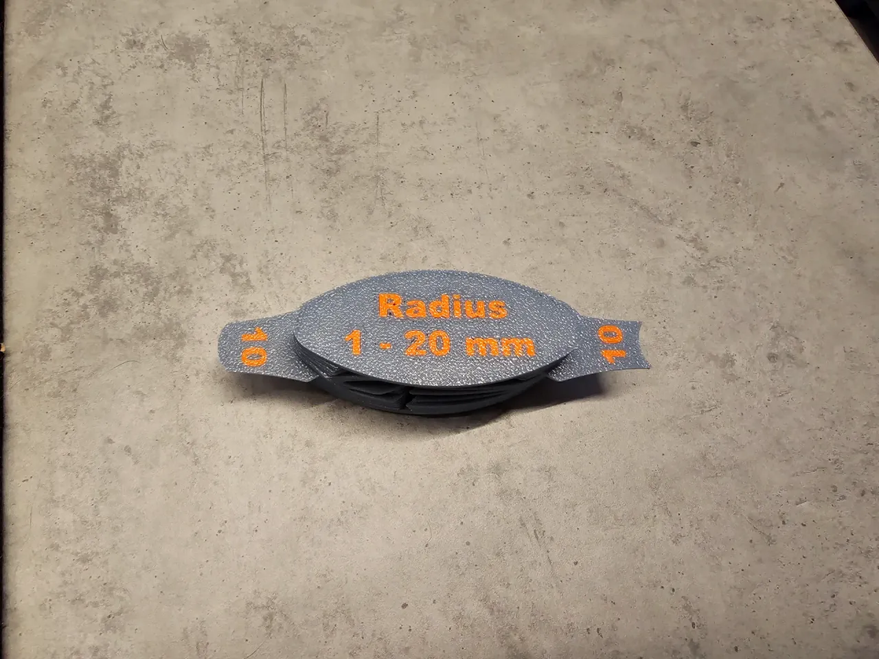 Radius scale/gauge two color ams by PrecisionCrafts | Download free STL ...