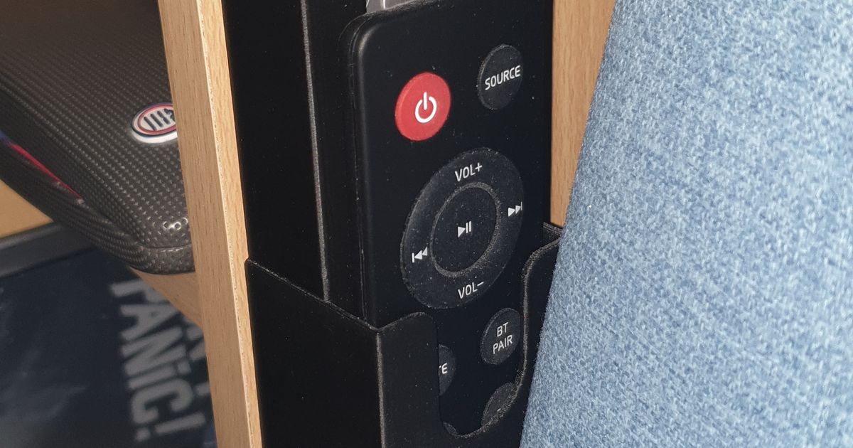 Remote Control Holder by Martin | Download free STL model | Printables.com