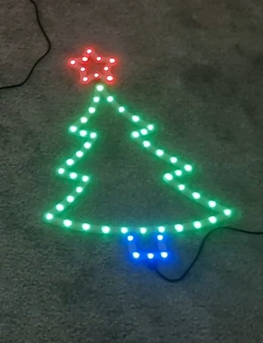 Christmas tree LED Window Light by jirka | Download free STL model ...
