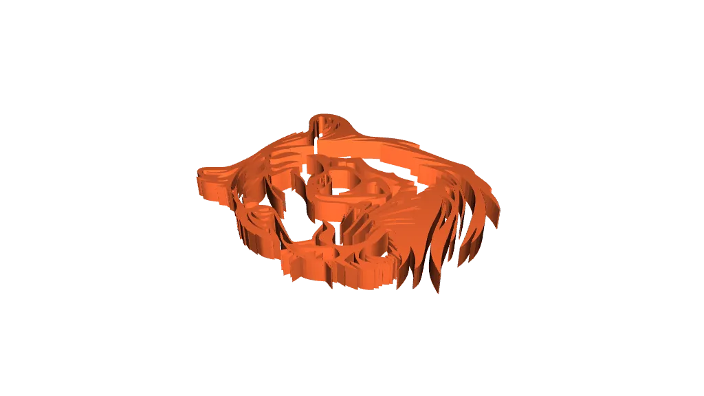 Tiger 2D by . | Download free STL model | Printables.com