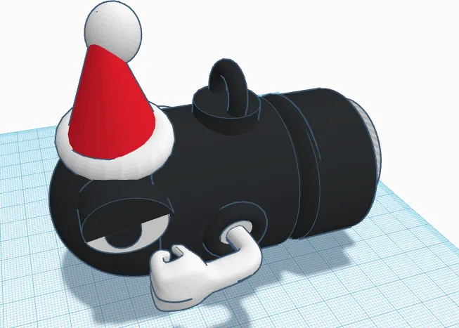Festive bullet bill by AndyV1 | Download free STL model | Printables.com