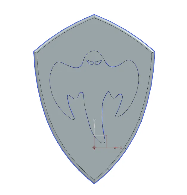 Koenigsegg Ghost Logo Shield Keychain by Ajax_Larie | Download free STL ...