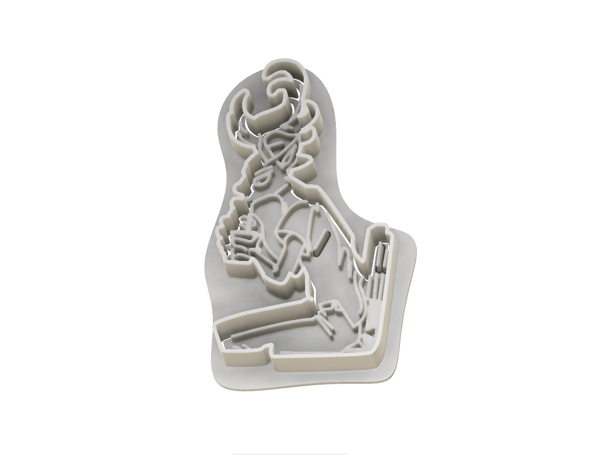 Louis cookie cutter from Beastars by LordT3ch | Download free STL model | Printables.com