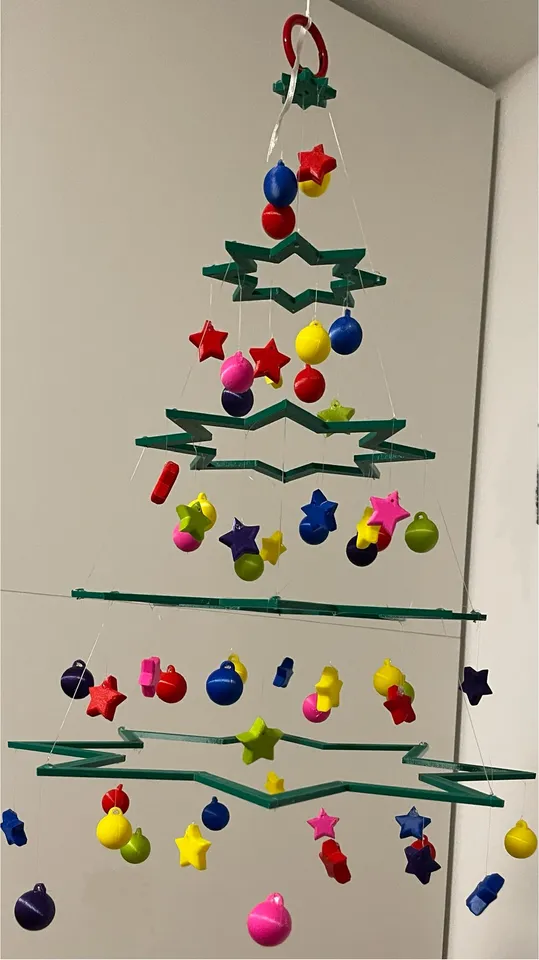 Baby Mobile Christmas Tree by MakerS | Download free STL model ...