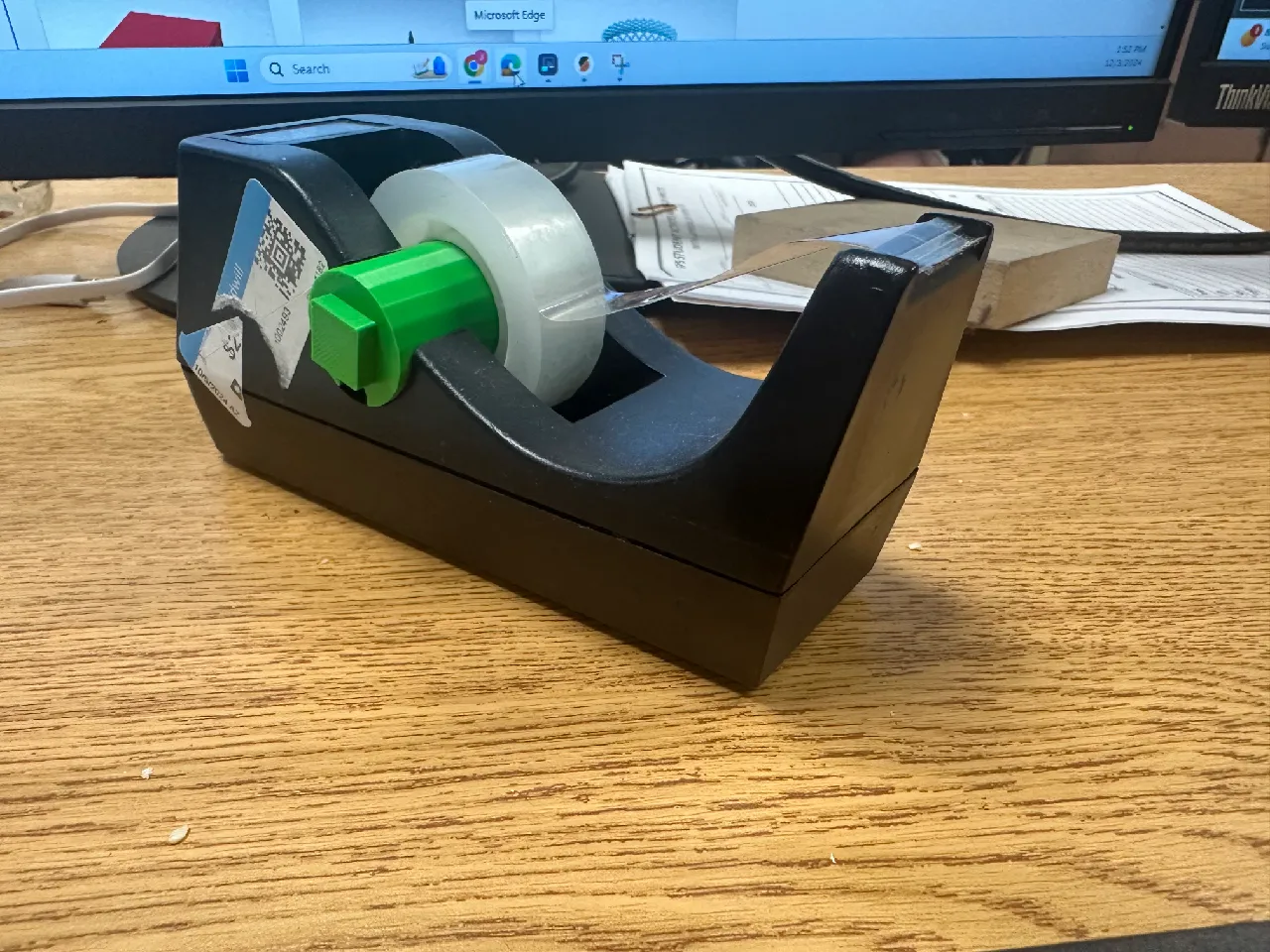 Tape Dispenser roll retainer by Justin Cantrell | Download free STL ...