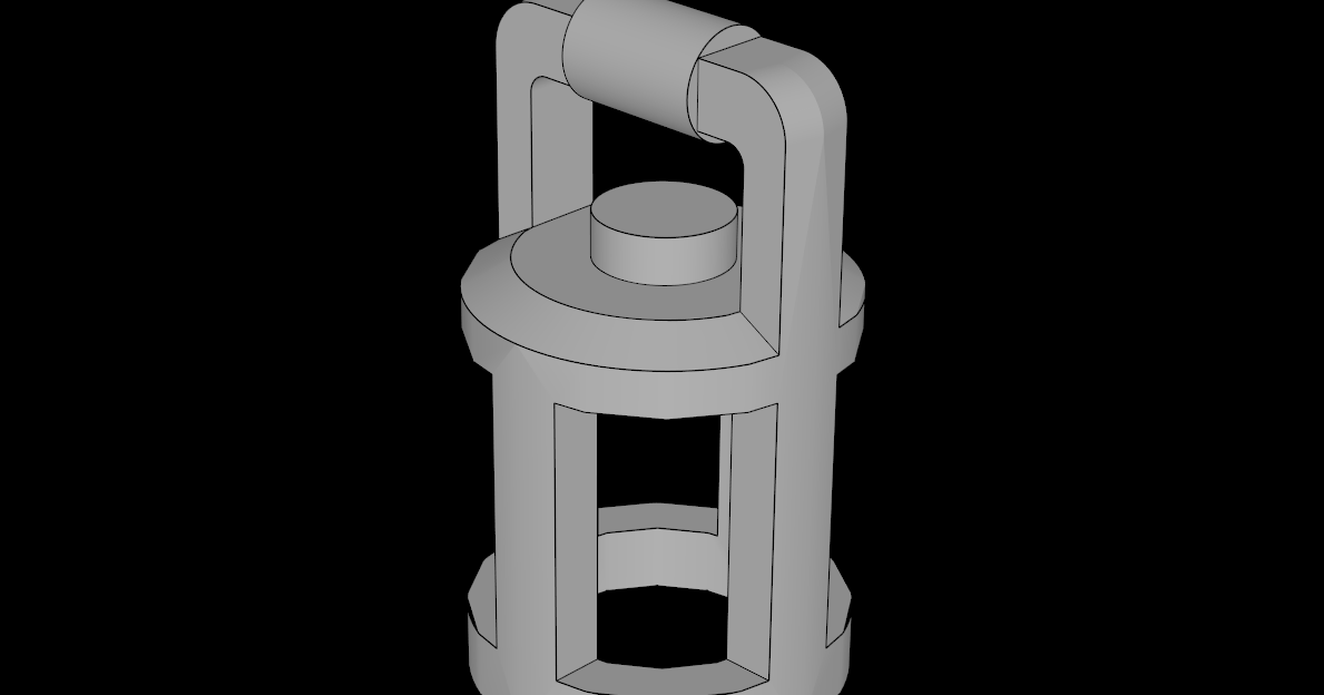 Lego Compatible (37776.dat) Minifig Lantern by thall72 | Download free ...