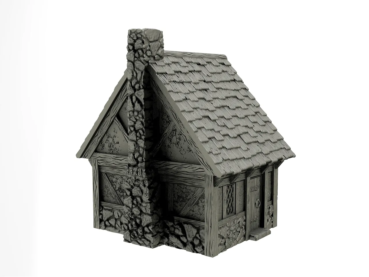 Medieval House / Fantasy Home "Dickens Den" - 28mm Scale by VogMan ...
