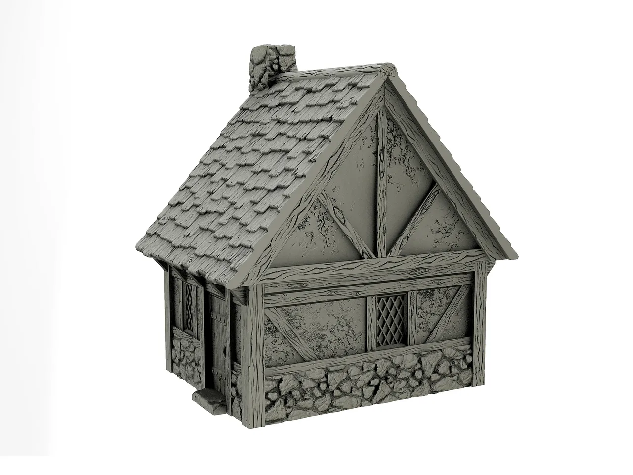 Medieval House / Fantasy Home "Dickens Den" - 28mm Scale by VogMan ...