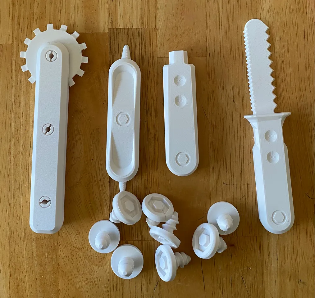 Cardboard Construction Tools Set by reconbot | Download free STL model ...