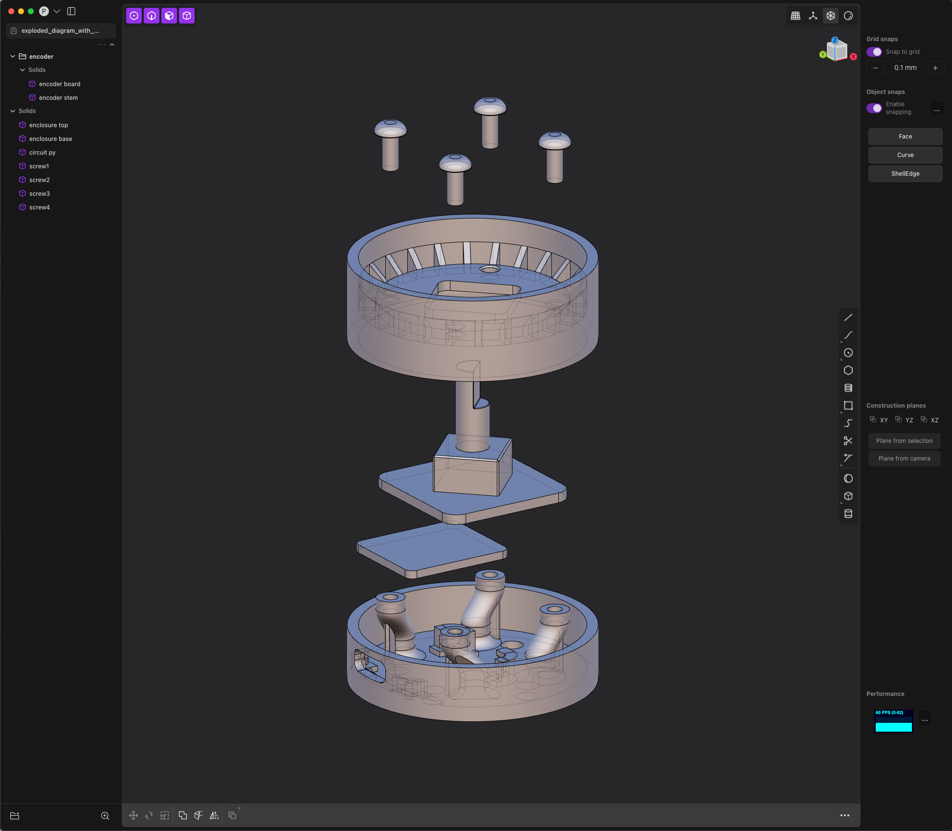 USB Media Control Dial by jbutler | Download free STL model ...