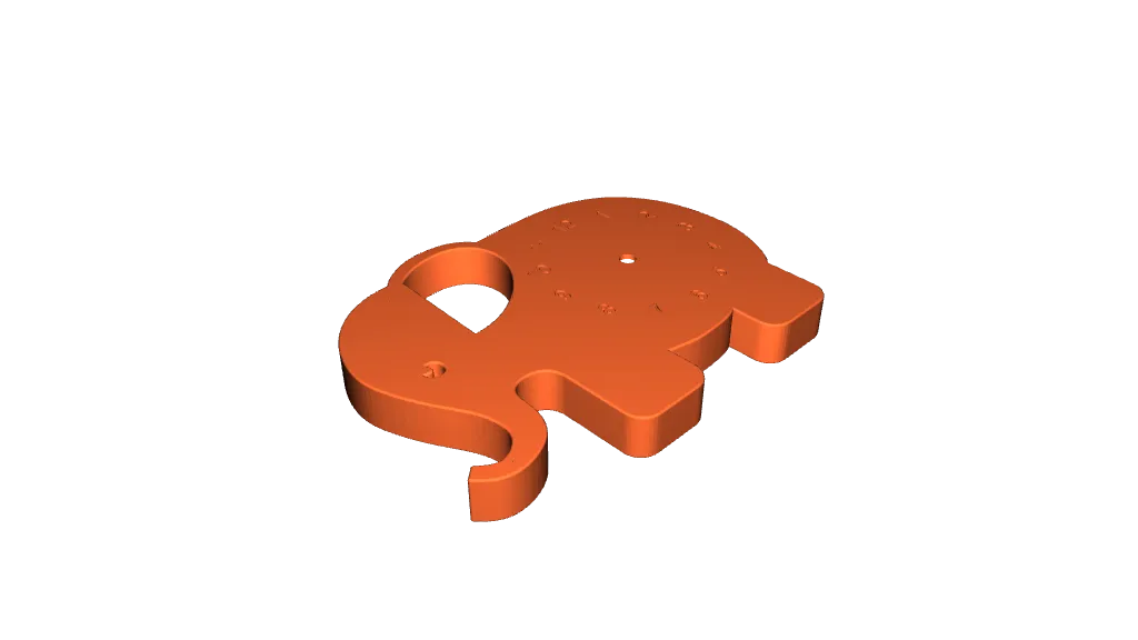 Elephant Clock by ArgiCZ | Download free STL model | Printables.com