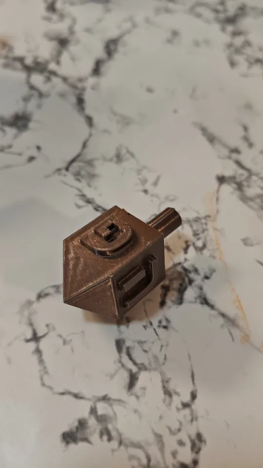 Hanukkah spinning top (dreidel) by Assaf Sapir | Download free STL ...