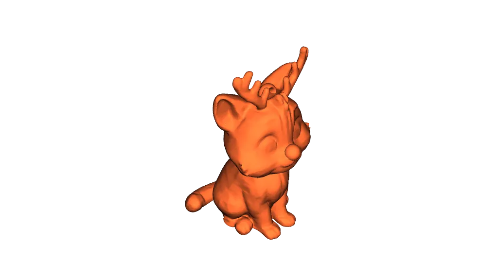 Red-Nosed Cat "Rudolph" by Jerryie | Download free STL model ...