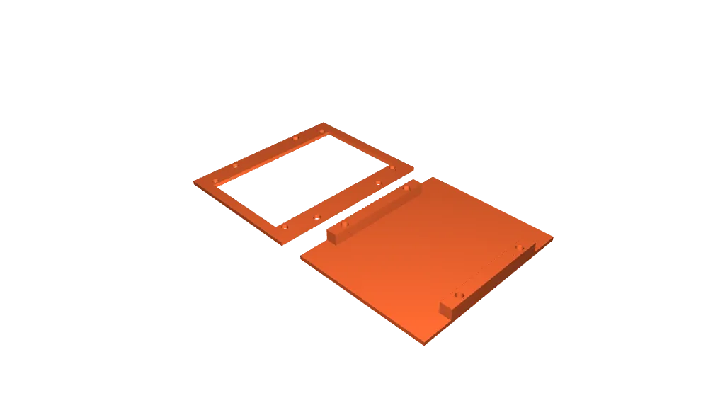 5 inch touch screen case by Alfaro | Download free STL model ...