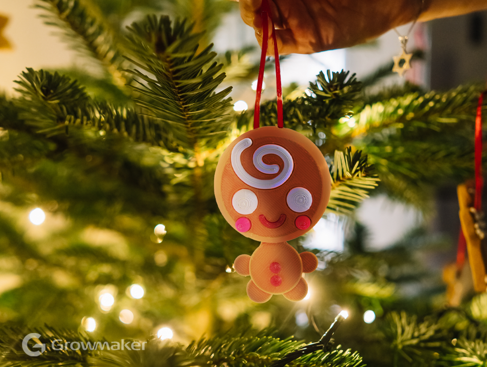 Articulated Gingerbread Ornament by Growmaker | Download free STL model ...