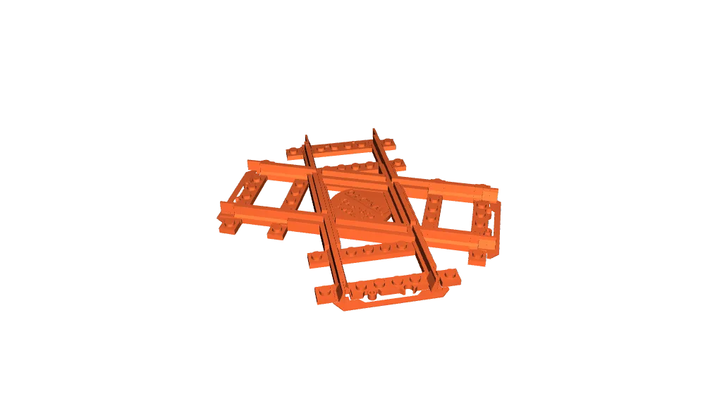 LEGO Train X Cross by Mgr. Pavel Krist | Download free STL model ...