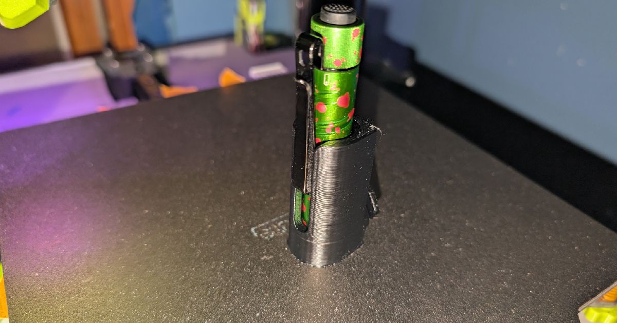 Olight i3T2 EOS honeycomb storage wall by Nayrb_29 | Download free STL ...