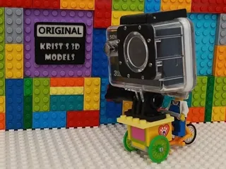 LEGO Action Camera Mount by Mgr. Pavel Krist | Download free STL model ...