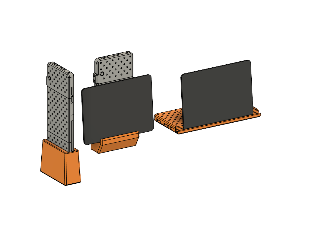 Wall and table stands for FrameWork Mainboard Case + modified case to ...