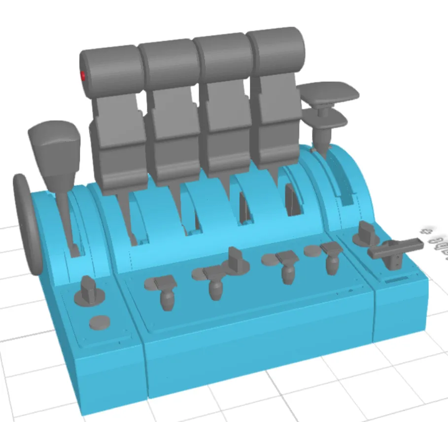 MSFS Airbus Throttle Preview by ToxicMoonCake | Download free STL model ...