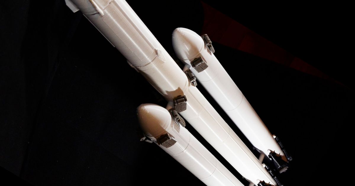 SpaceX Falcon Heavy Expansion Kit for Falcon 9 Model by chemteacher628 ...