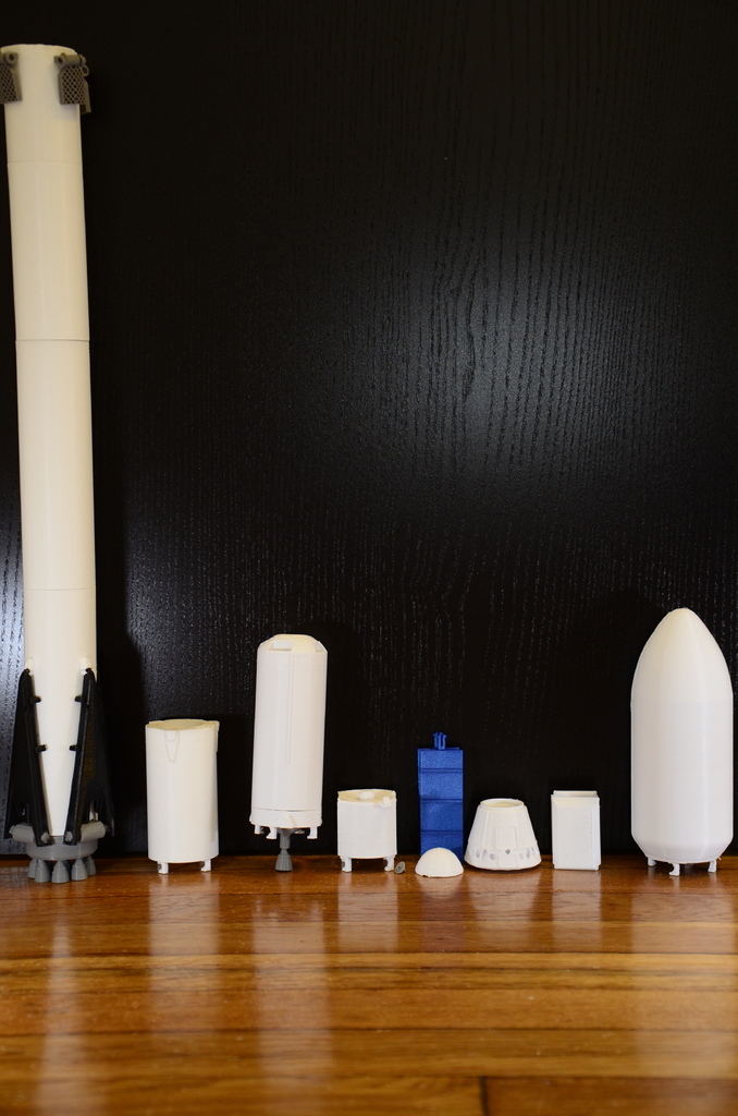 SpaceX Falcon 9 Model Kit by chemteacher628 | Download free STL model ...