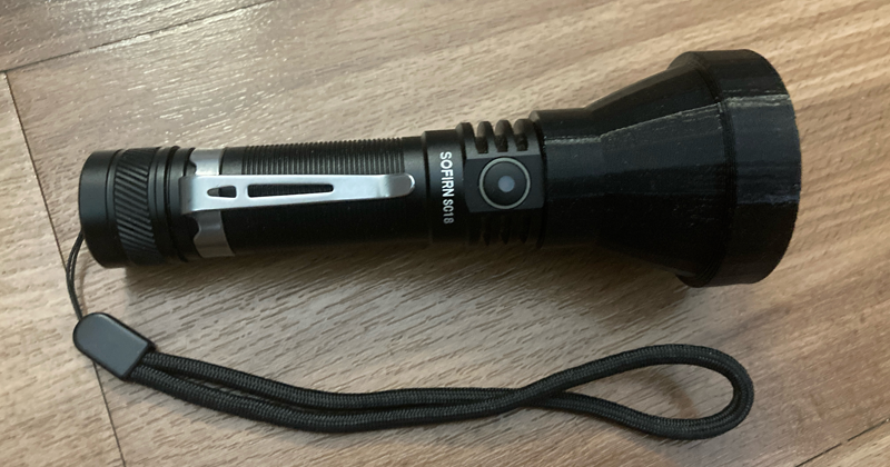 Diffuser Attachment for Sofirn SC18 and SP33S by JoryMakes | Download free STL model ...