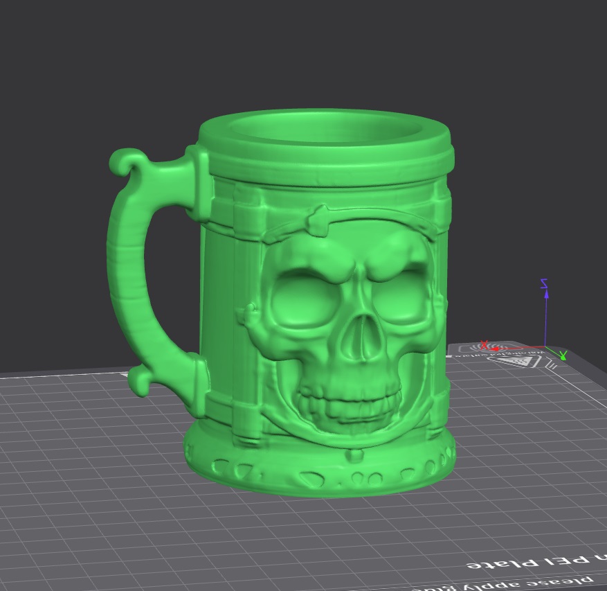Skull Mug (for FREE) by Astro-FREE-3D-Art | Download free STL model ...