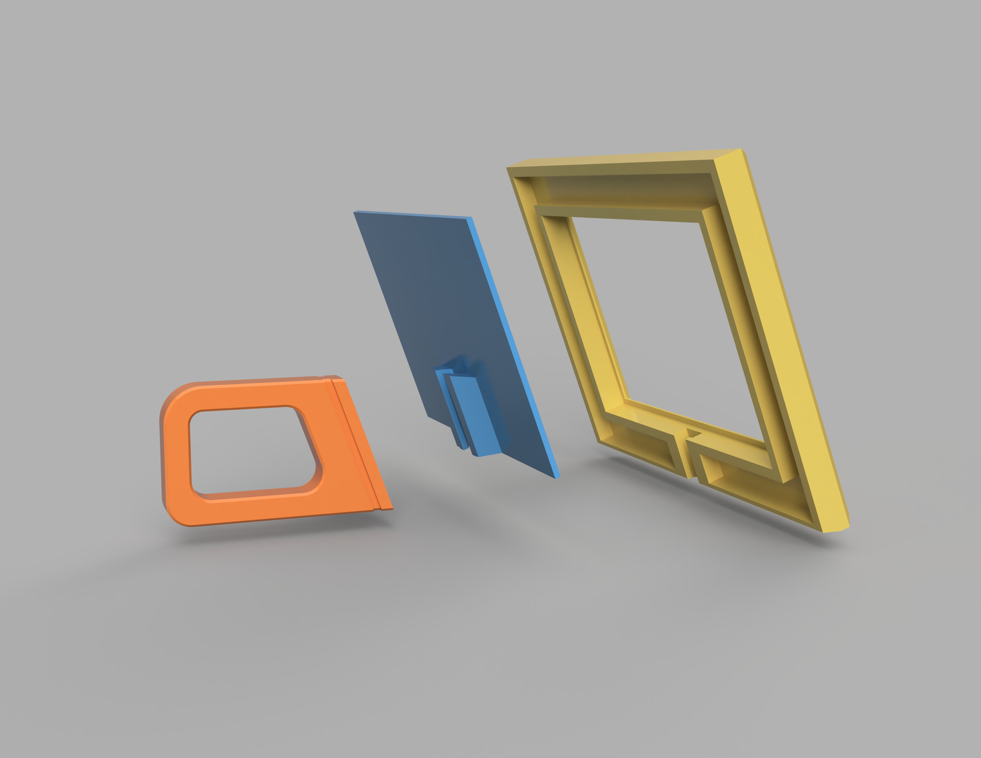 6 X 4 Photo Frame with Integral Stand and Backplate Lock (Landscape ...