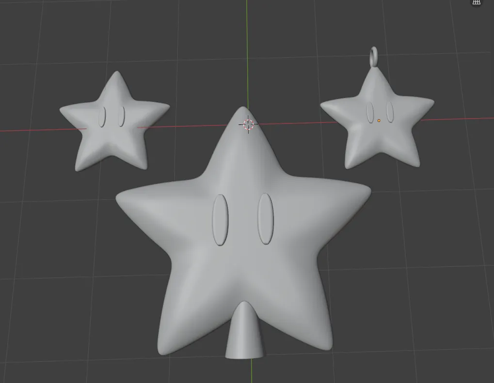 Mario-Inspired Power Star model, tree topper, and ornament. by Render ...