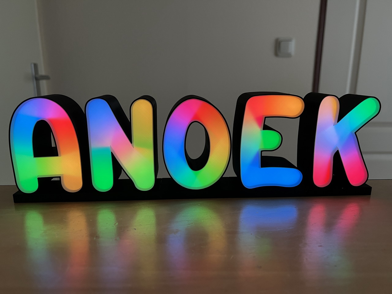 Glowing WLED or LED all alphabet letters and all numbers 8.5 cm high by Satellietje | Download ...