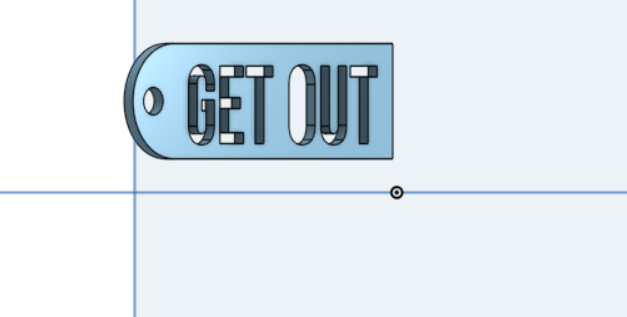 GET OUT keychain by kingoftheflopp | Download free STL model ...