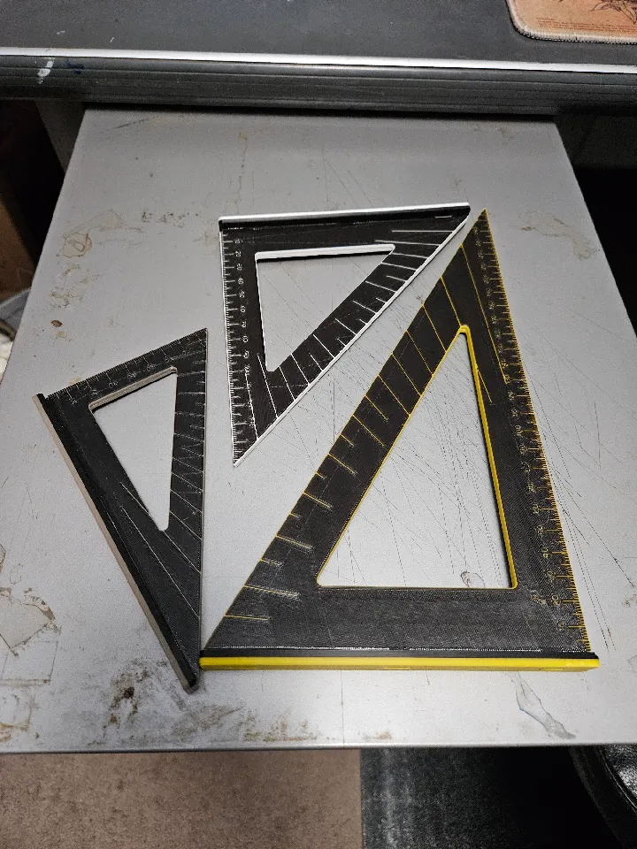 Speed square set Metric and English (30°, 45°,60° Triangles) by SZ ...