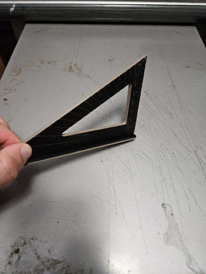 Speed square set Metric and English (30°, 45°,60° Triangles) by SZ ...