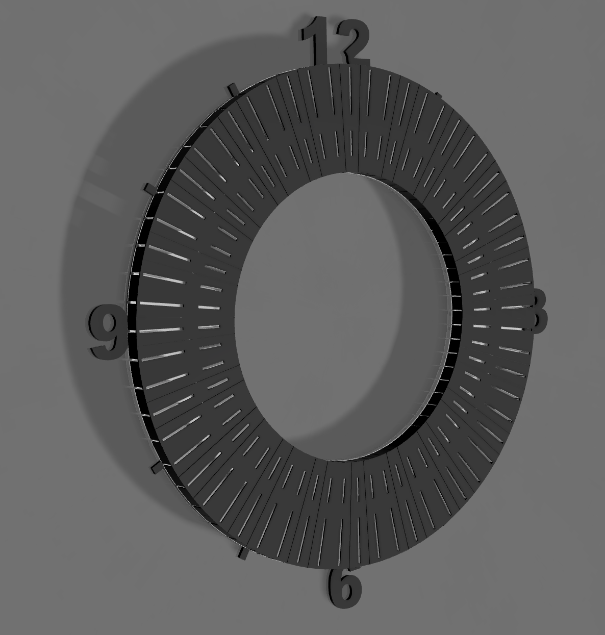 Unique LED hands clock by Murek | Printables Store